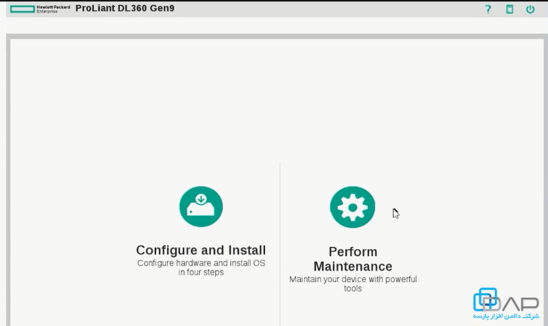 کانفیگ سرور hp | پیکربندی سرور اچ پی HPE configuration